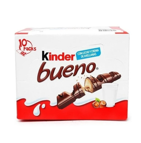 Kinder Chocolate Kinder Bueno Paquete con 10 Piezas Envío Gratis a Tod ...