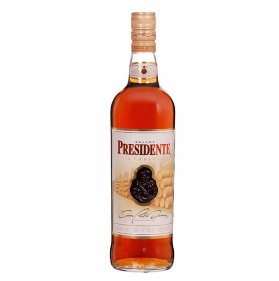 Presidente Caja con 12 Piezas Brandy Clásico 940 ml – Vale Pay