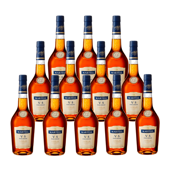 Martell Caja con 12 Piezas Cognac VS 700 ml – Vale Pay